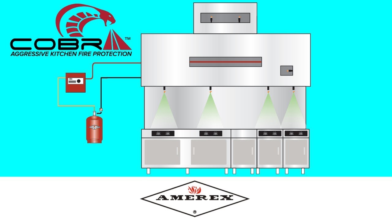 Amerex Cobra Kitchen Protection - YouTube