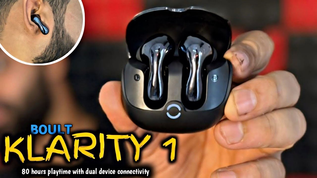 Boult KLARITY 1 TWS⚡️80 hours playtime with Dual Device connectivity ! Best TWS under ₹1500 ...