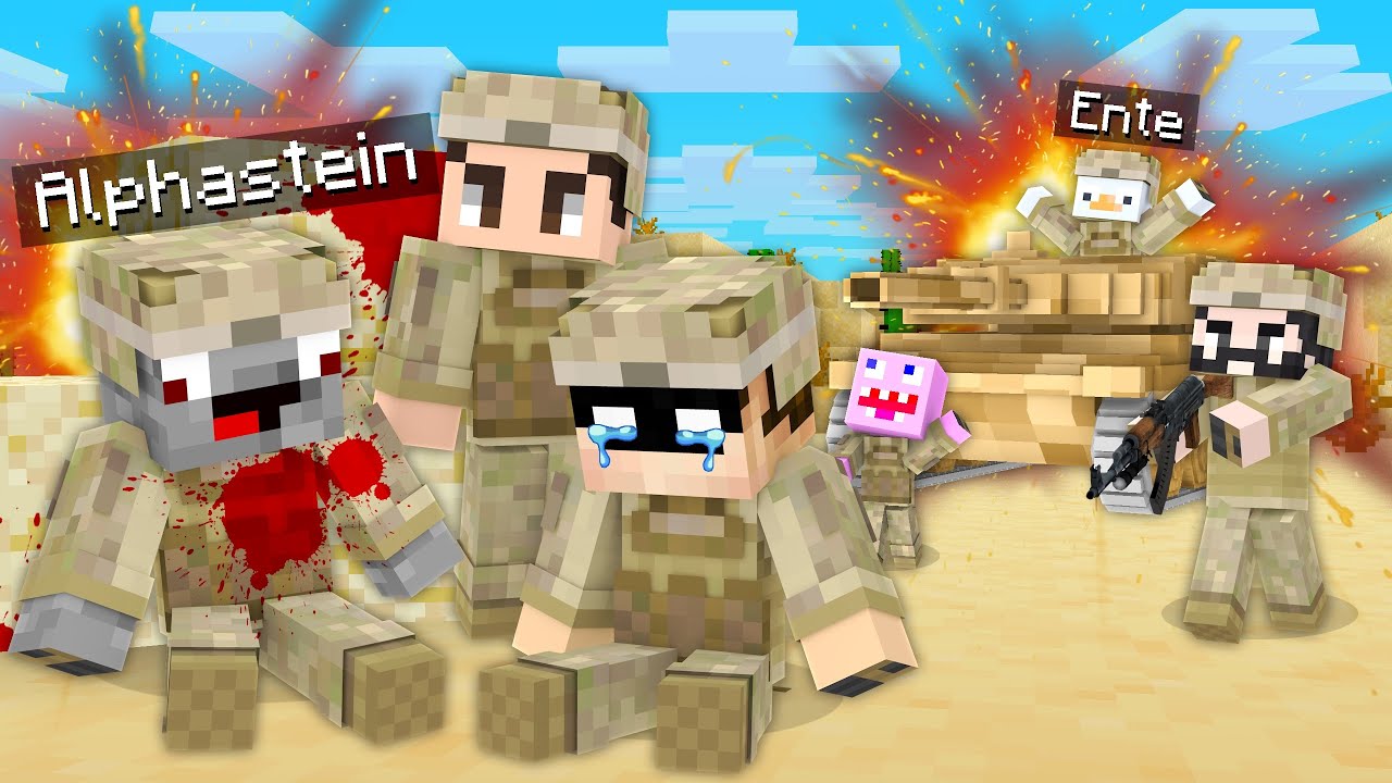 Wie Alphastein und Ente den Krieg Überlebten in Minecraft RP! - YouTube