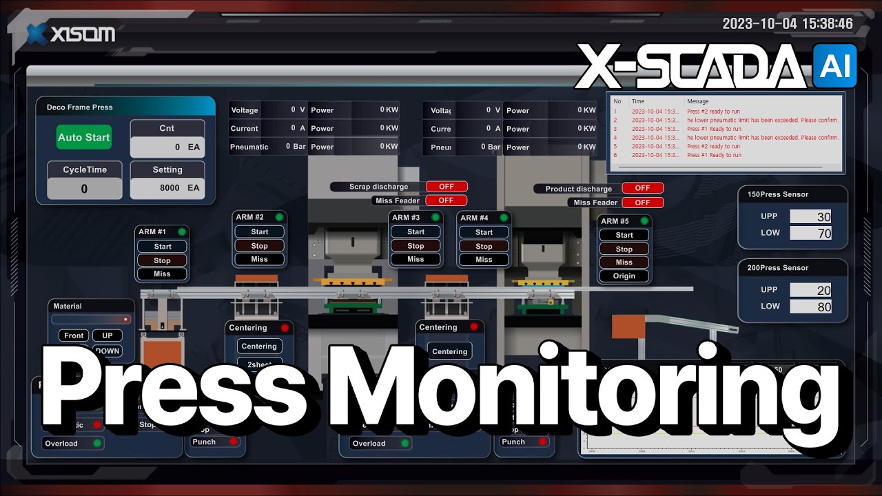 프로젝트 따라하기 - XISOM Press Monitoring System - YouTube