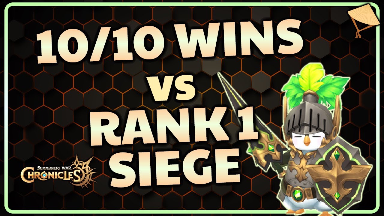 DOMINATING SIEGE vs RANK 1 GUILD (vs Advent & Malicious) - Summoners ...