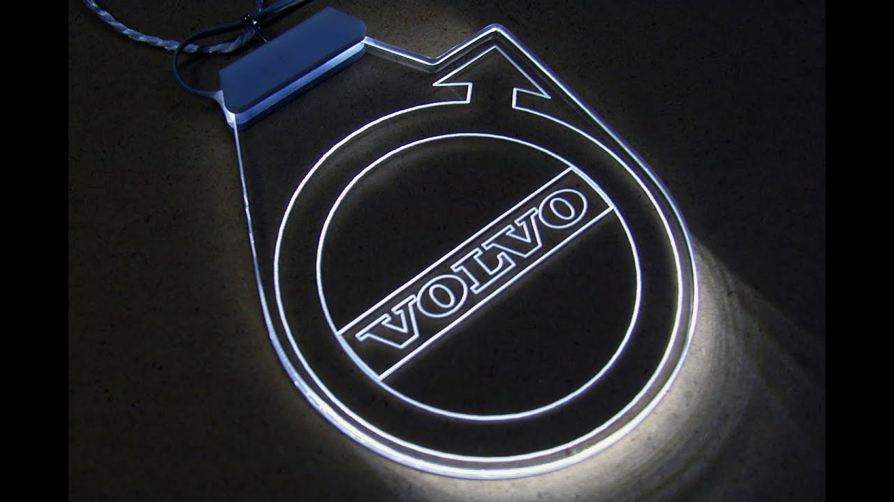 Volvo LED sign - YouTube