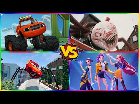 Blaze 🆚 Choo-Choo Charles 🆚 Spider McQueen EXE 🆚 KPOP Demon Hunters 💥 Tiles Hop EDM Rush