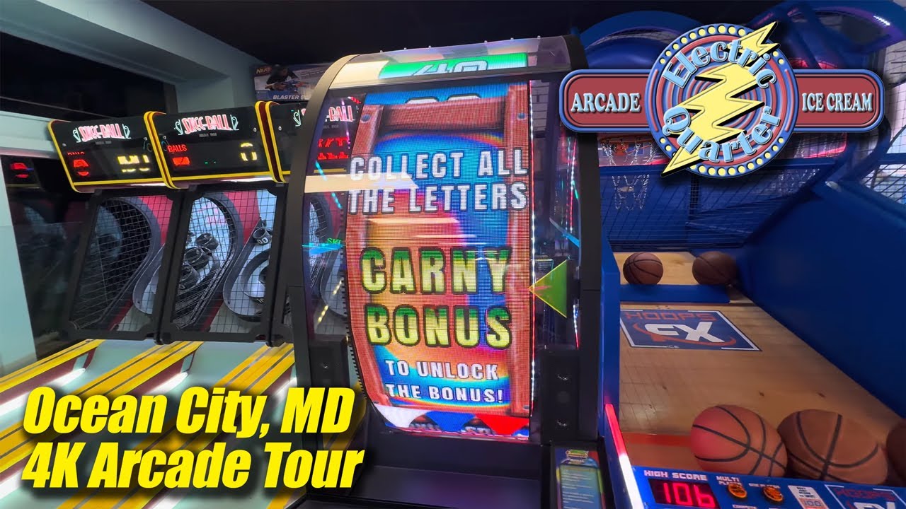 Electric Quarter Arcade & Ice Cream (Ocean City MD), 4K arcade ...