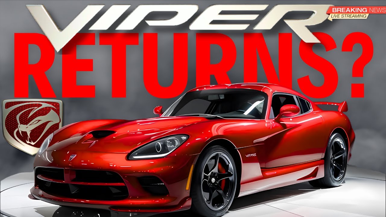 BREAKING: Dodge Viper CONFIRMED for COMEBACK? The King LIVES! 🐍🔥 - YouTube