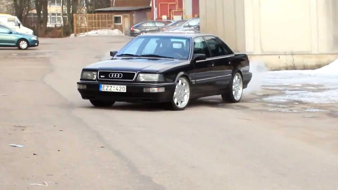 Audi V8 D11 drift - YouTube