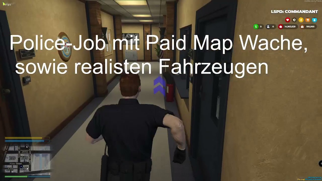 Hennessy-RP Fivem Police Job 1 - YouTube
