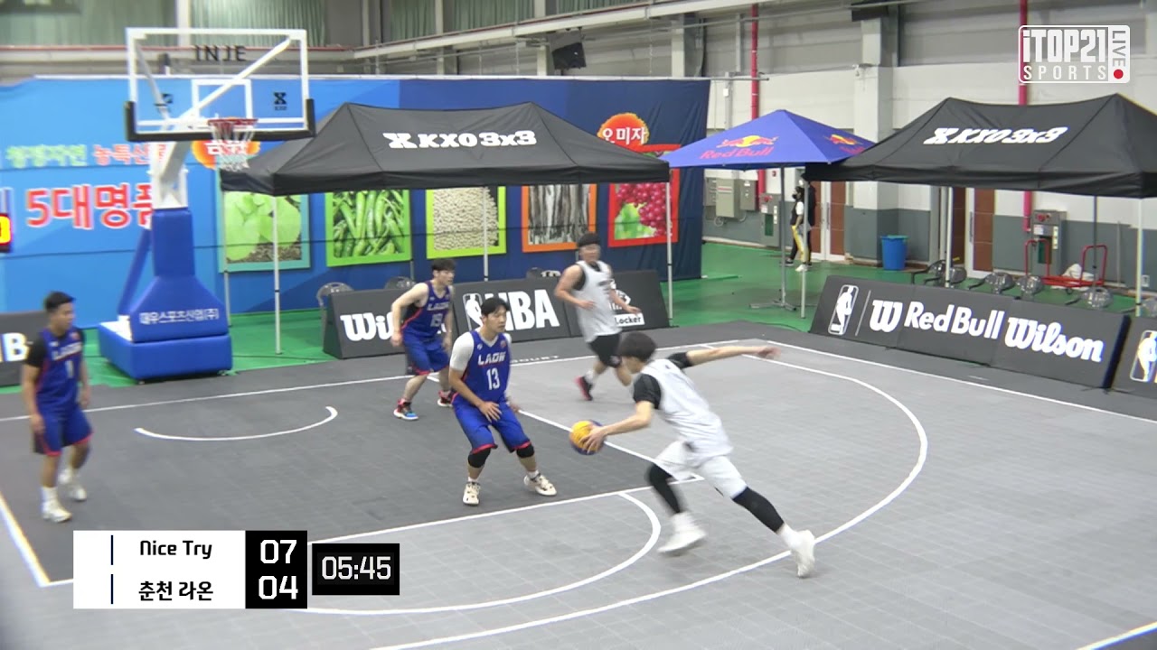 2021 KXO 3x3 3R ㅣ Nice Try vs 춘천라온 ㅣ남자오픈부 - 2021.10.9 ㅣ 인제투어 - 인제다목적체육관 B코트 - YouTube