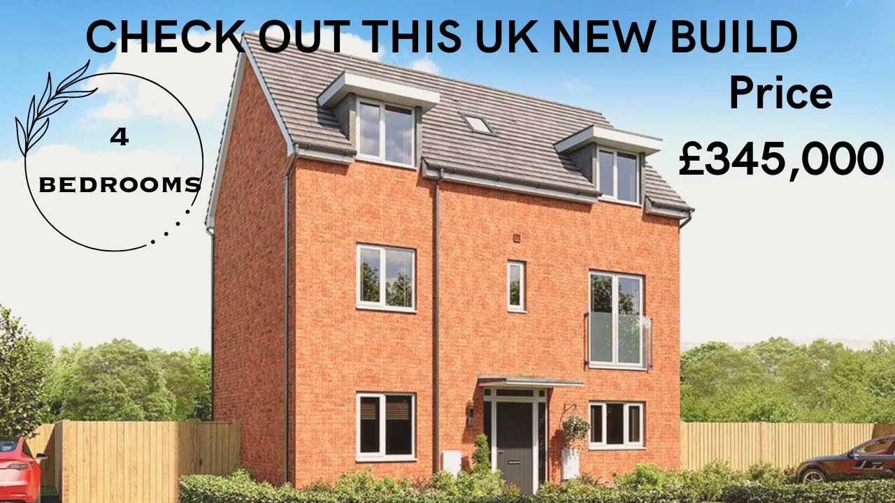 4 Bedroom New Build Full House Tour UK / St Modwen Home / The Paris ...