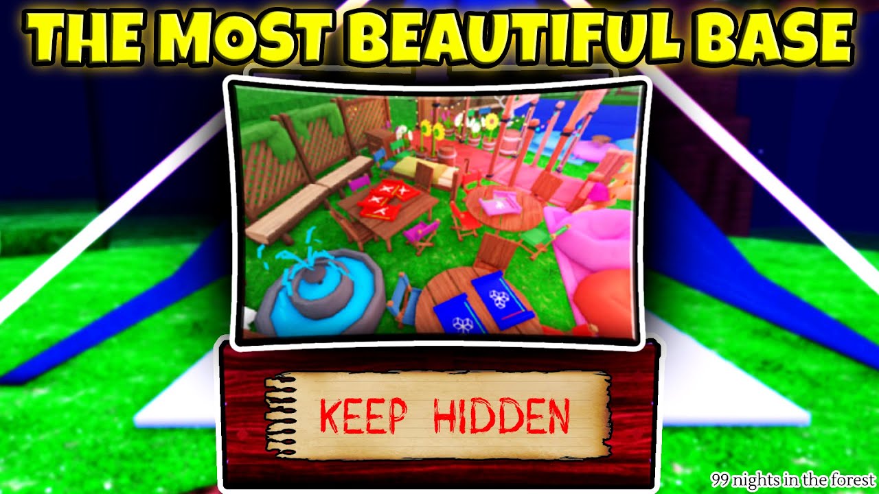 I BUILT the MOST Beautiful Base in 99 Nights In The Forest - YouTube