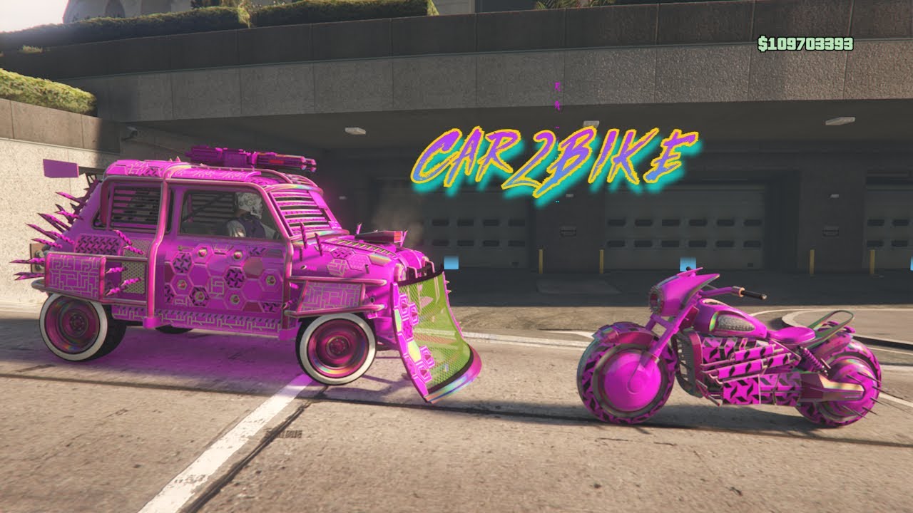 CAR2BIKE FUNCIONANDO !!MODEANDO DEATHBIKE MAS FACIL MEJORADO GTA5 ONLINE ALLCONSOLAS - YouTube