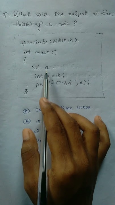 C programming MCQ #29 | c language mcq questions and answers #shorts # ...