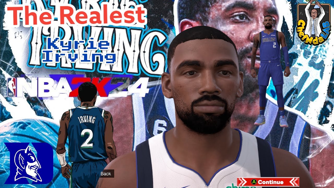 The Realest Kyrie Irving NBA 2k24 Face Creation (Kobe Bryant Edition) 🔥 ...