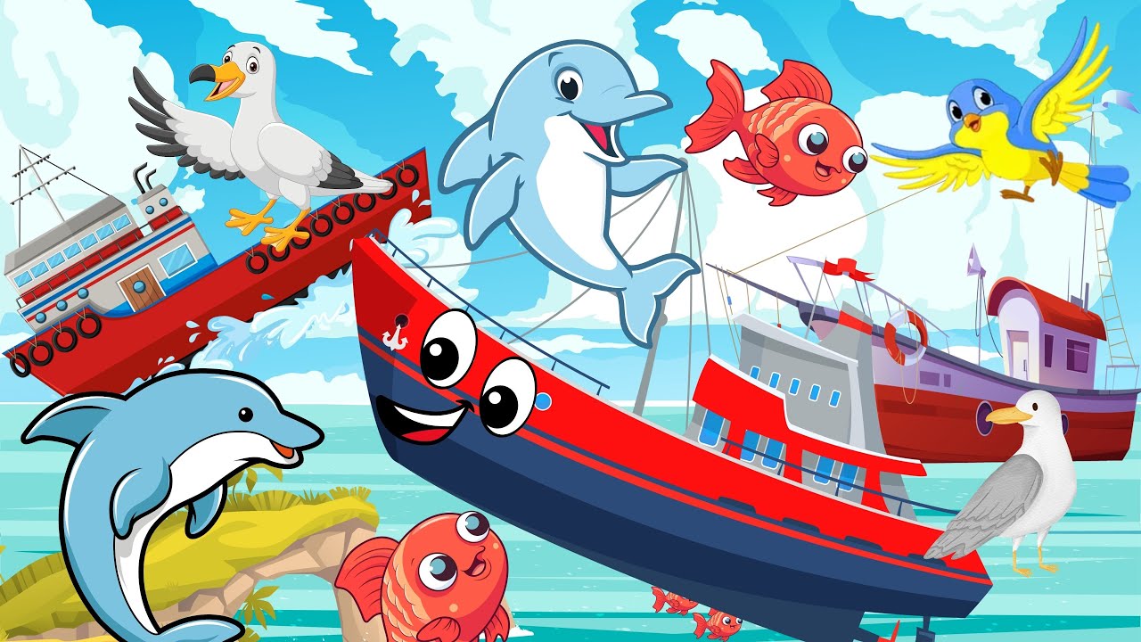 Cheerfulboat's Adventure | Kids Animation Story | Nursery Learning ...