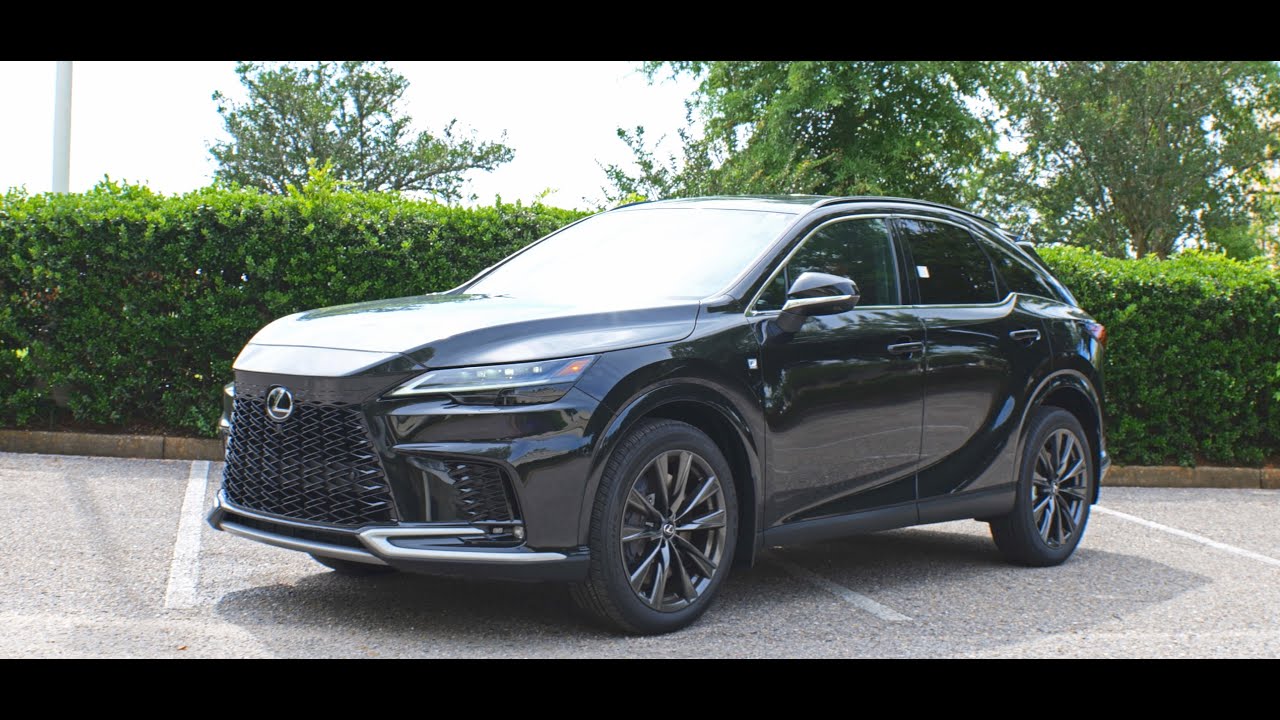 2024 LEXUS RX 350 F SPORT CAVIAR WITH RED L64639... POC AT LEXUS... 251 ...