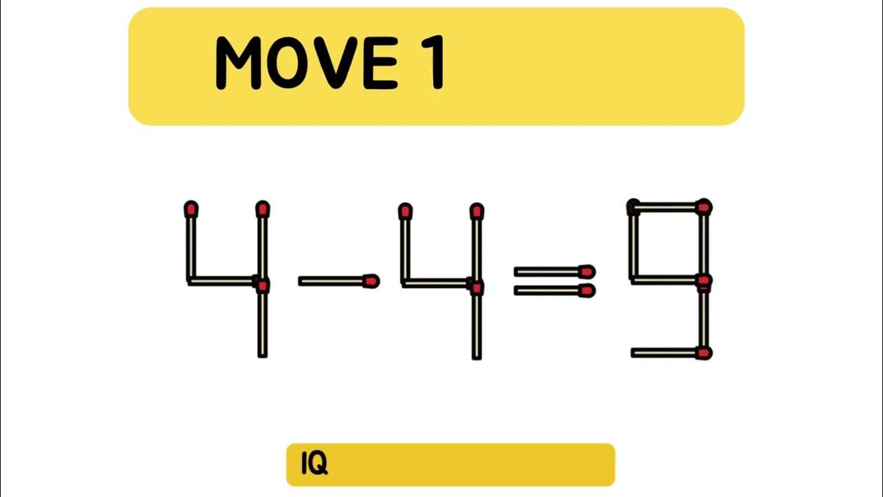 Matchstick Puzzles | Can You Solve These 4 Tricky Matchsticks? - YouTube