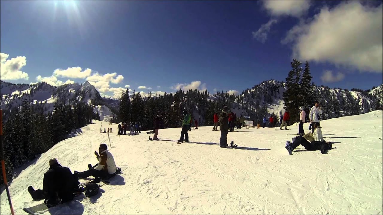 Stevens Pass Ski Resort March 2013 - YouTube