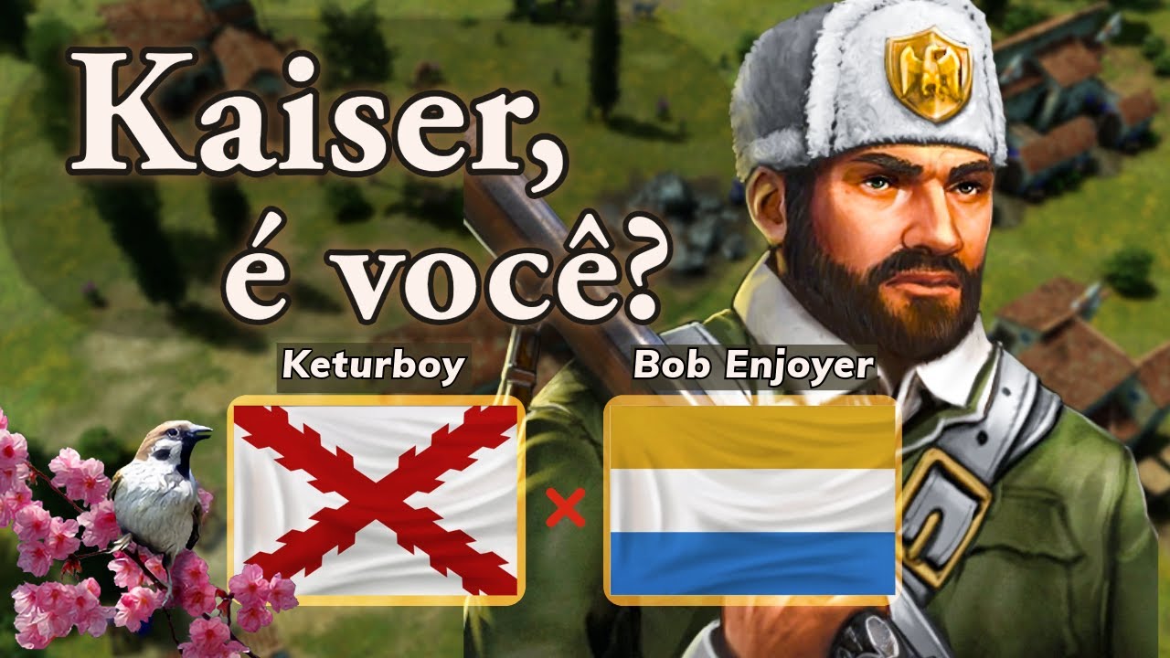 Quem é este jogador? - Bob Enjoyer vs Keturboy - Age of Empires 3: DE ...
