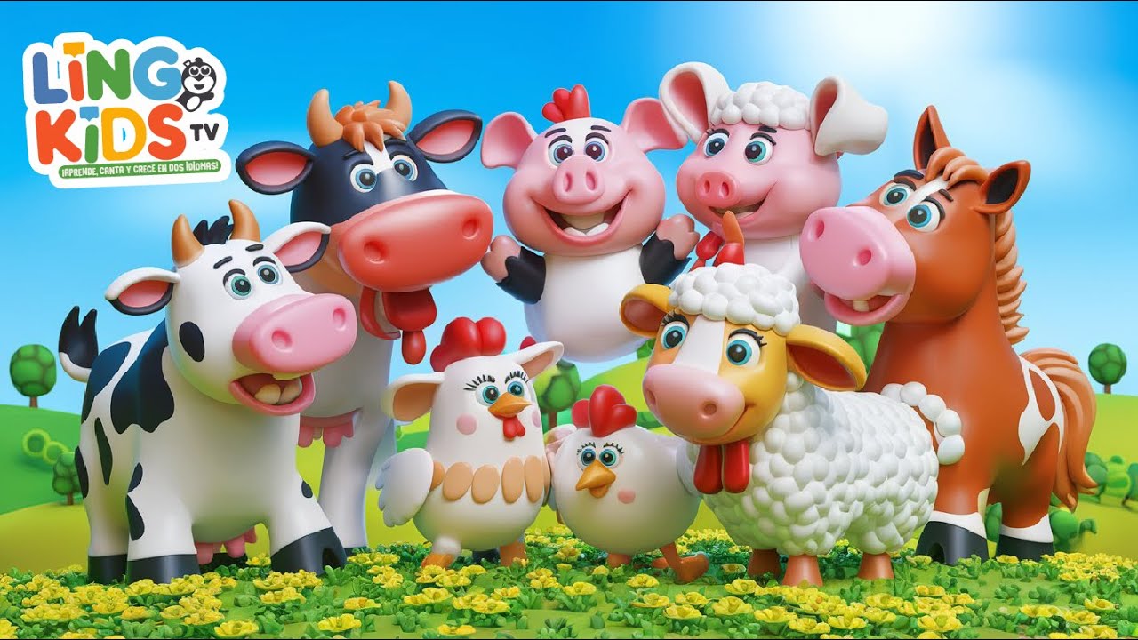 Aprende los Animales y sus Sonidos! Canción Infantil Educativa ...