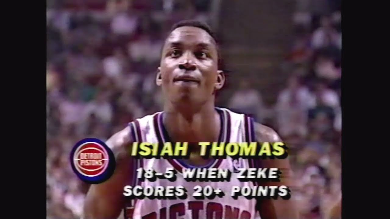 Isiah Thomas vs. Rockets (37 Points, 10 Assists, Clutch OT Finish ...