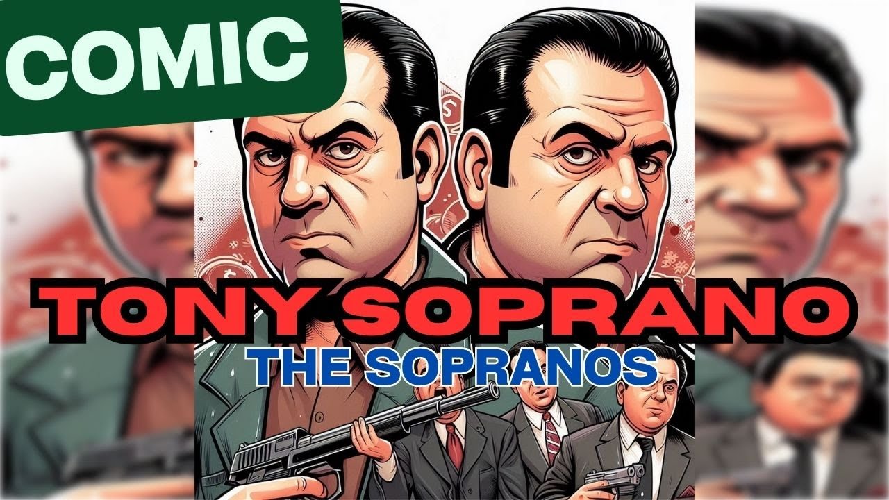 Tony Soprano from The Sopranos as a comic character - YouTube