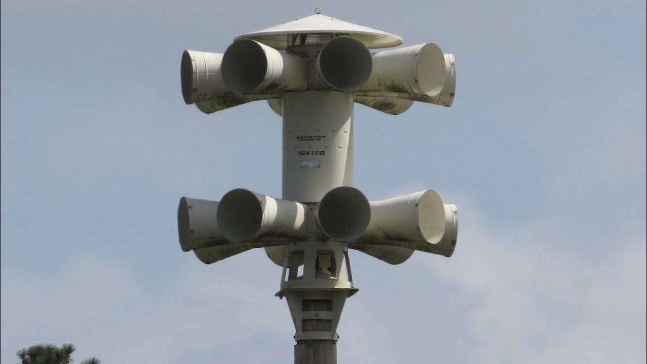 Sentry 16V1T-B Siren Test - Alert Signal - YouTube