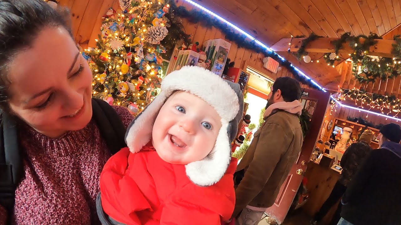 Crockett Family Trip to Fairview Tree Farm in Shelton, CT - YouTube