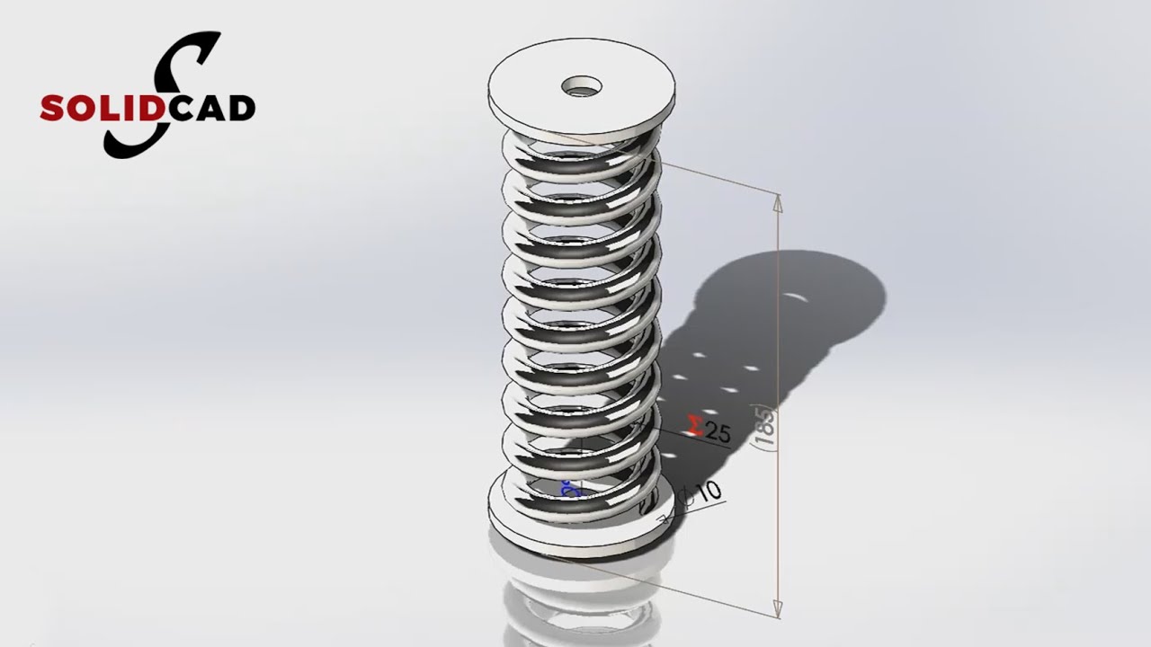 How To Design And Animate Spring In SolidWorks Motion Study How To Design And Animate Spring In SolidWorks Motion Study