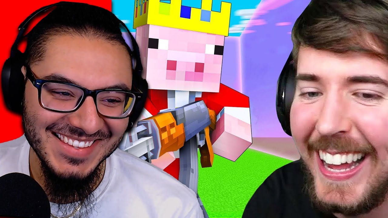 MrBeast Gaming - 100 Youtuber Minecraft Battle Royale! | REACTION - YouTube