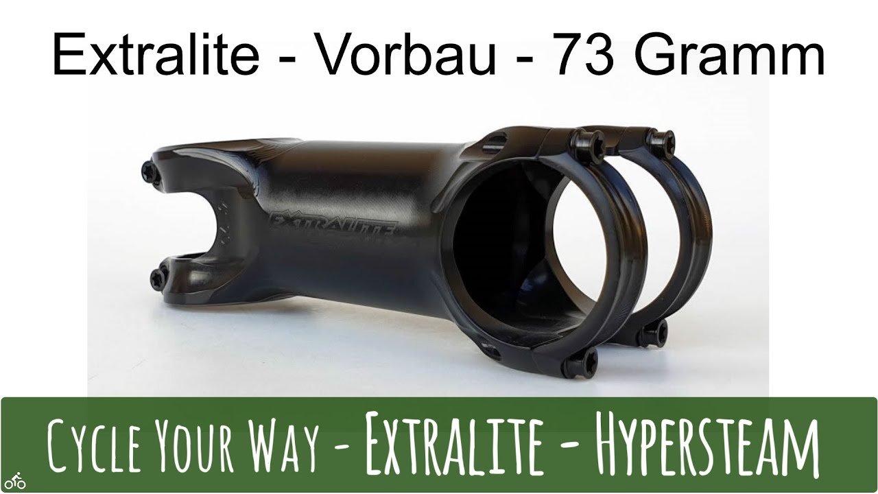 Extralite HyperStem Vorbau am Gravelbike, 100km Test - YouTube