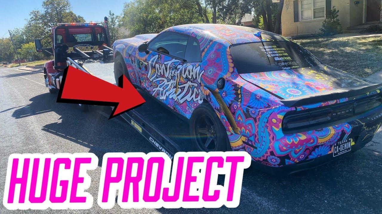 REBUILDING MY WRECKED 2018 DODGE DEMON: EPISODE 1-THE PLAN - YouTube
