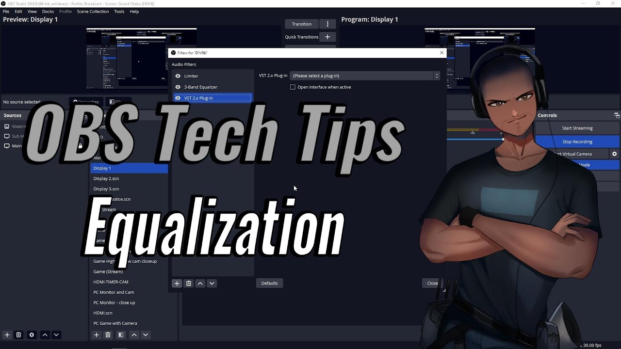 OBS' EQ and Equalization 101 | OBS Tech Tips - YouTube
