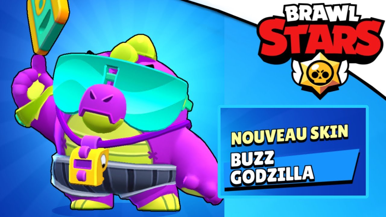 BUZZ GODZILLA ! - BRAWL STARS - YouTube