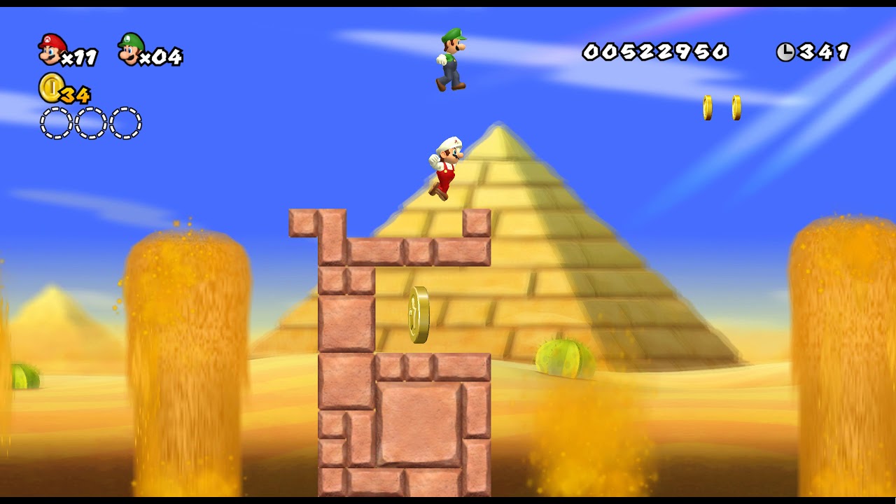 New Mario Bros Wii Dolphin Emulator gameplay - YouTube