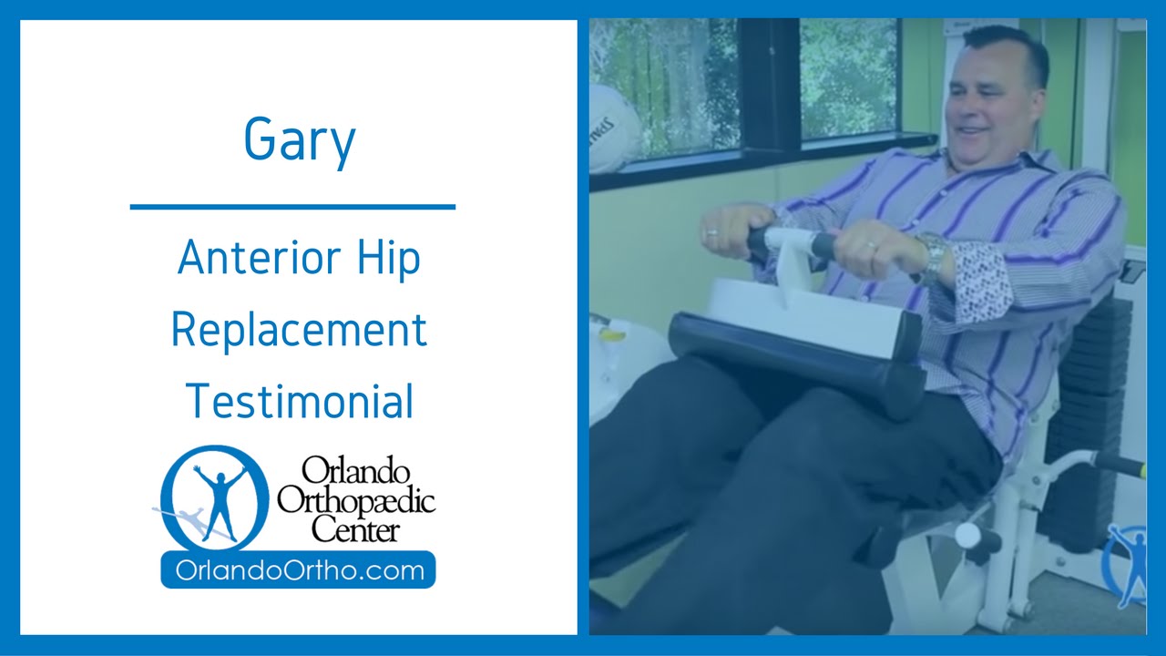 Anterior Hip Replacement | Patient Testimonial for Eric G. Bonenberger ...