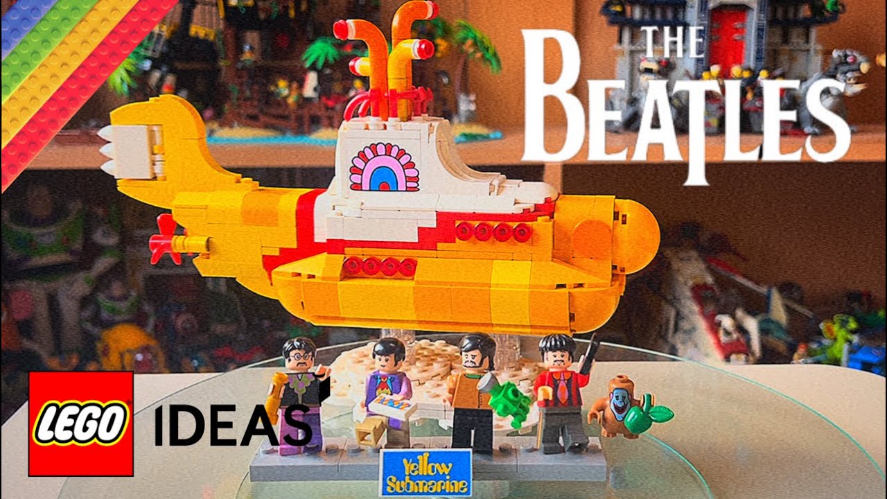 El YELLOW SUBMARINE de LEGO IDEAS! Retro Review THE BEATLES LEGO Ideas ...