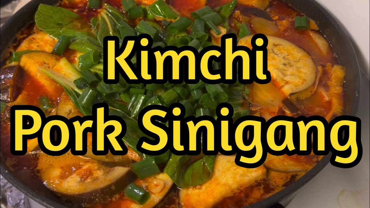 Kimchi Sinigang / Filipino - Korean ingredients - YouTube