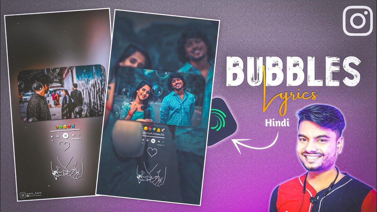 Bubbles lyrics video editing | Trending bubbles Video Editing - YouTube