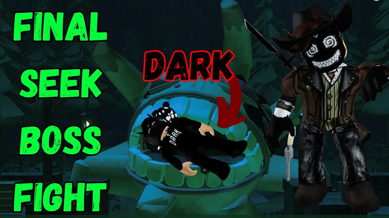 Beating the final seek boss | doors floor 2 (with dark) - YouTube
