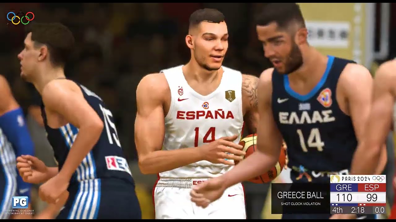 SPAIN vs GREECE | FULL GAME HIGHLIGHTS | 2024 Paris Olympics Men's ...