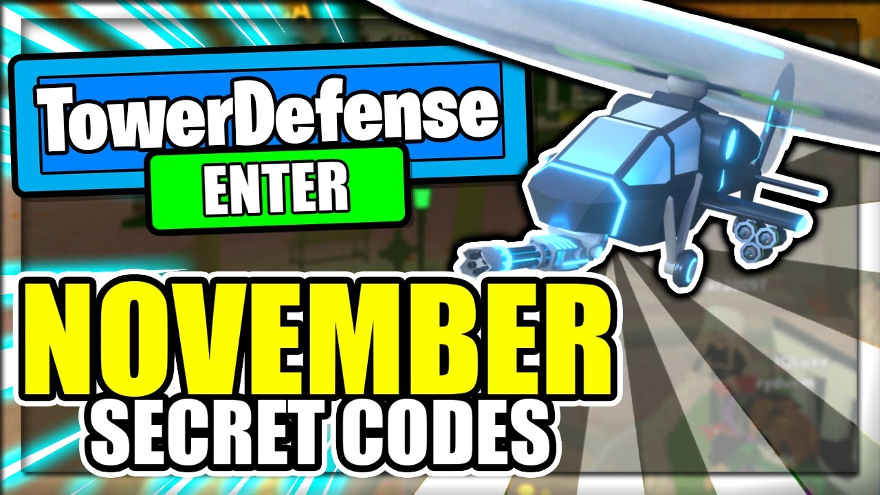 (NOVEMEBR 2020) ALL *NEW* SECRET OP CODES! Tower Defense Simulator ...