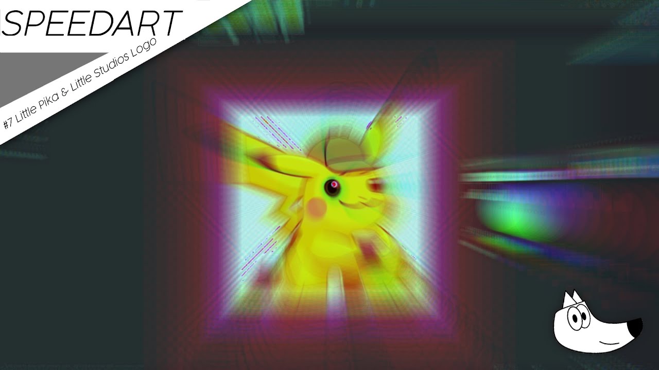 Speedart #7 | Little Pika and Little Studios new Logos! | Commission ...