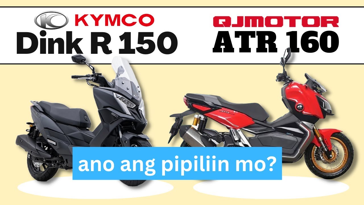 Kymco Dink-R150 vs QJ Motor ATR 160 | Side by Side Comparison | Quick ...