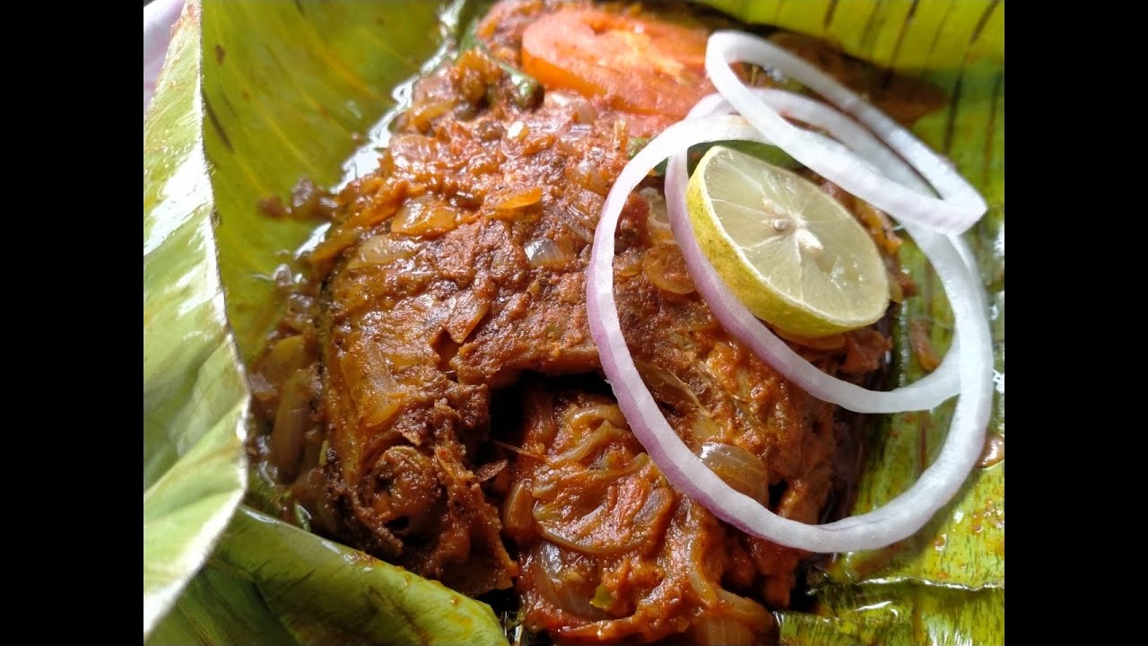 Vazhai ilai meen varuval | Kerala Style Fish Recipe | Fish Fry - YouTube