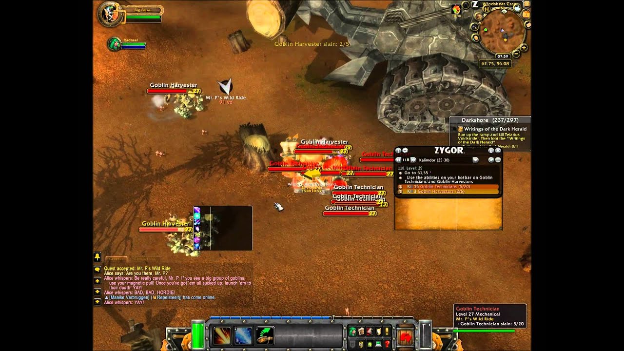 World of Warcraft: Cataclysm, Mr. P's Wild Ride, Stonetalon Mountains ...