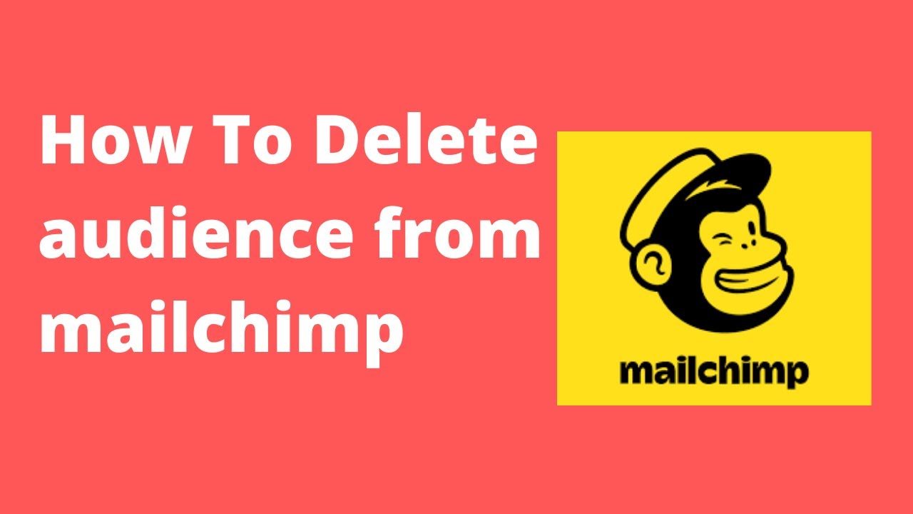 How to Delete audience or Contract From mailchimp - YouTube