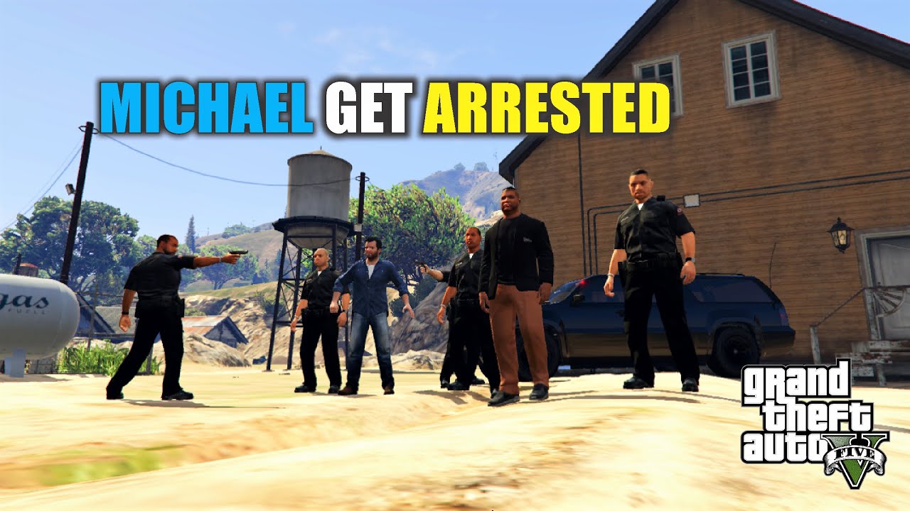 MICHAEL ARRESTED | GTA 5 | SPRUNK GAMING | #gta5 #gtavmods #gaming # ...