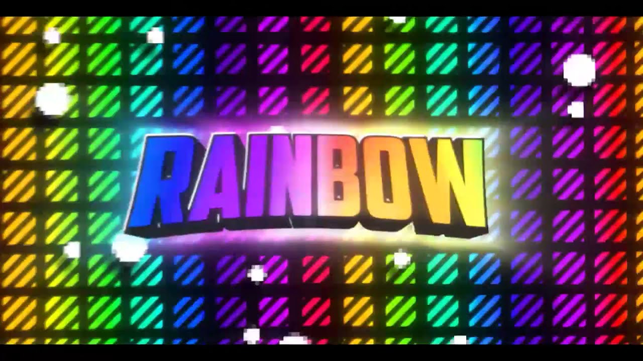 Top 5 2D RAINBOW Intro Templates - YouTube