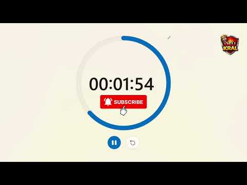 3 DAKİKALIK GERİ SAYIM.