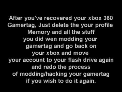 How To Un-Corrupt(Fix) an Xbox 360 Profile from Modding a Gamertag ...